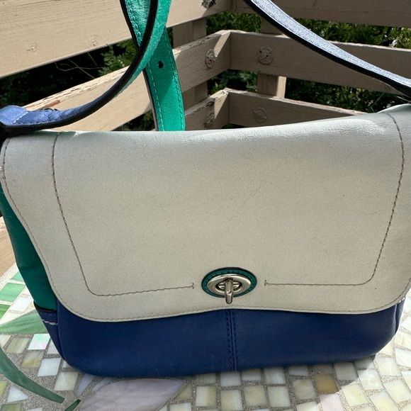 Coach | Bags | Coach Colorblock Vintage Crossbody Purse With Turlock ...